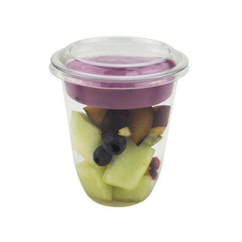 Round Dessert Pot 15oz (450ml) & Insert & Lid | Dynamec